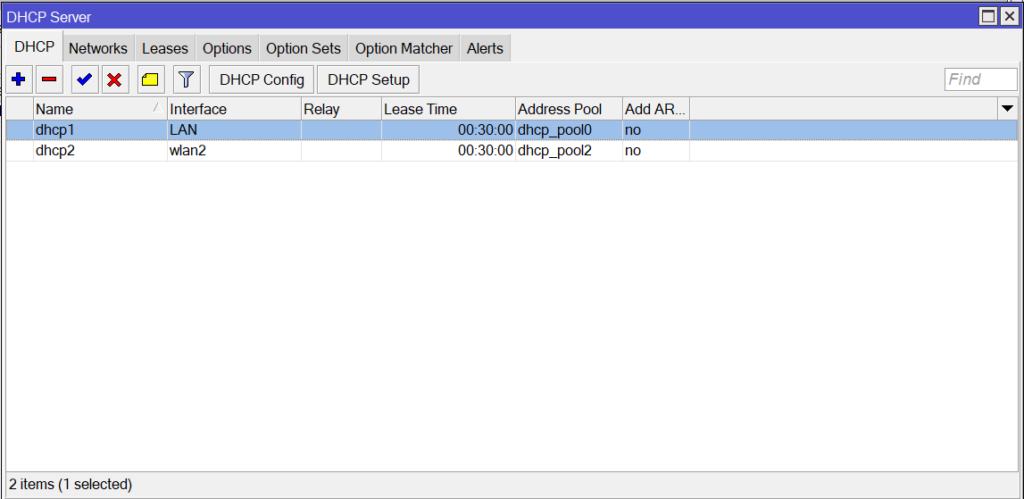 DHCP Server Configuration in MikroTik RouterOS 7 DHCP Server Configuration in MikroTik RouterOS 7