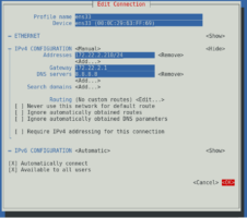 CentOS 7 Network Configuration Using nmtui Tool - System Zone