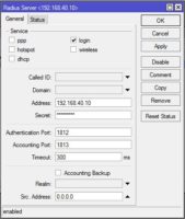 MikroTik Radius Configuration with FreeRADIUS - System Zone