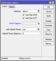 MikroTik Configuration with DHCP WAN Connection - System Zone