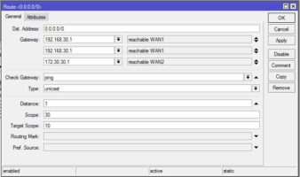 MikroTik Dual WAN Load Balancing with Failover using ECMP - System Zone