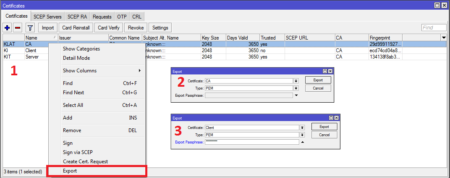 MikroTik OpenVPN Configuration on TCP Port 443 with Windows OS