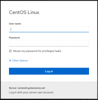 CentOS 8 Networking Configuration Using Cockpit Web Console - System Zone